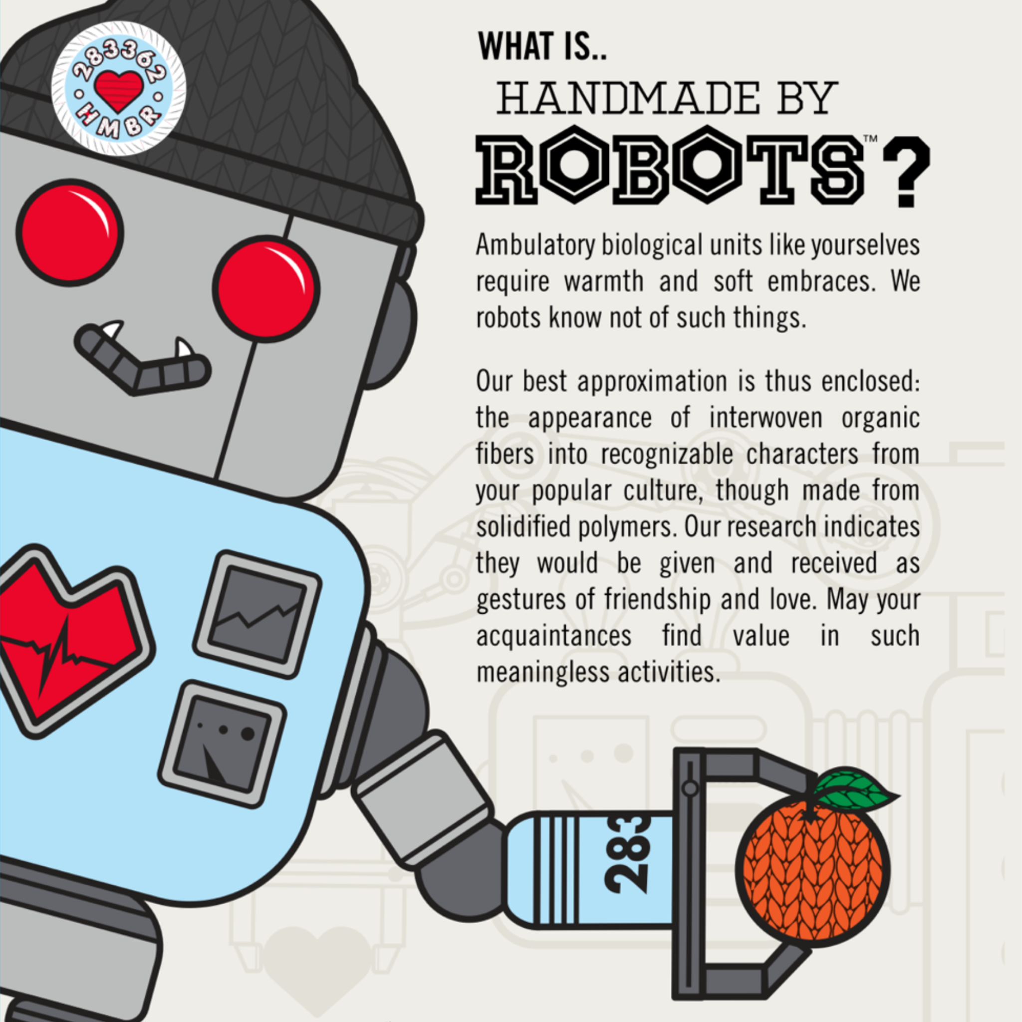 Abominable Toys Newsletter #157 Handmade By Robots Introduction