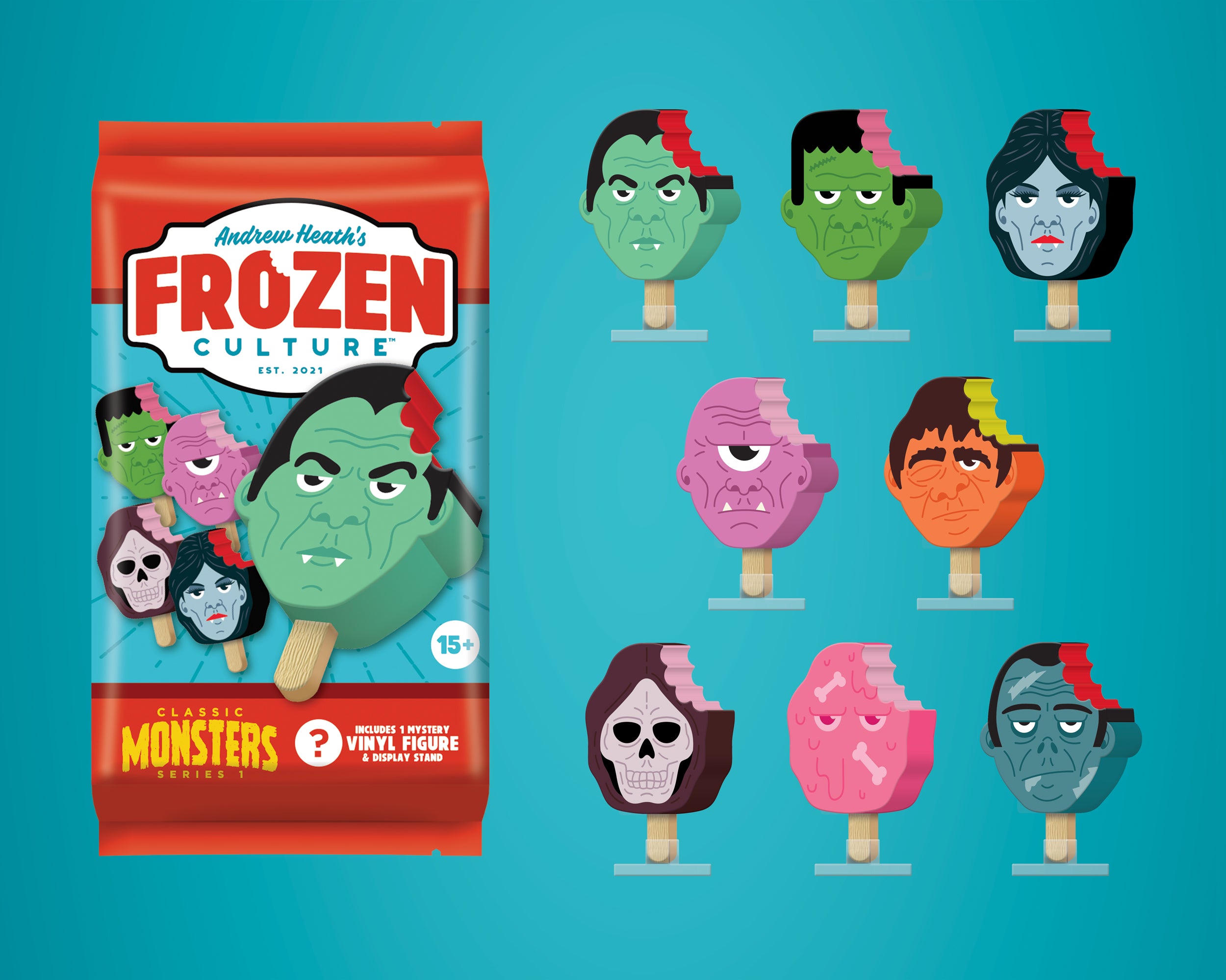 Classic Monsters Frozen Culture Single Figure – Abominable Toys